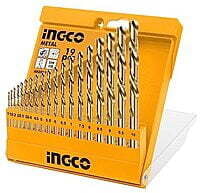 INGCO 19 Pcs HSS Twist Drill Bits Set AKDB1195
