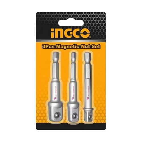 INGCO AMN365A01 3pcs Socket Adaptor Set (1/4", 3/8", 1/2") – Chrome ...