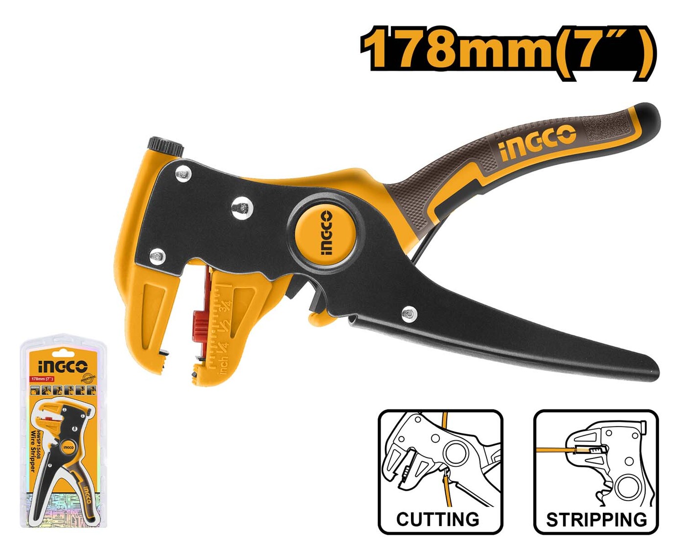 INGCO Wire Stripper HWSP15608